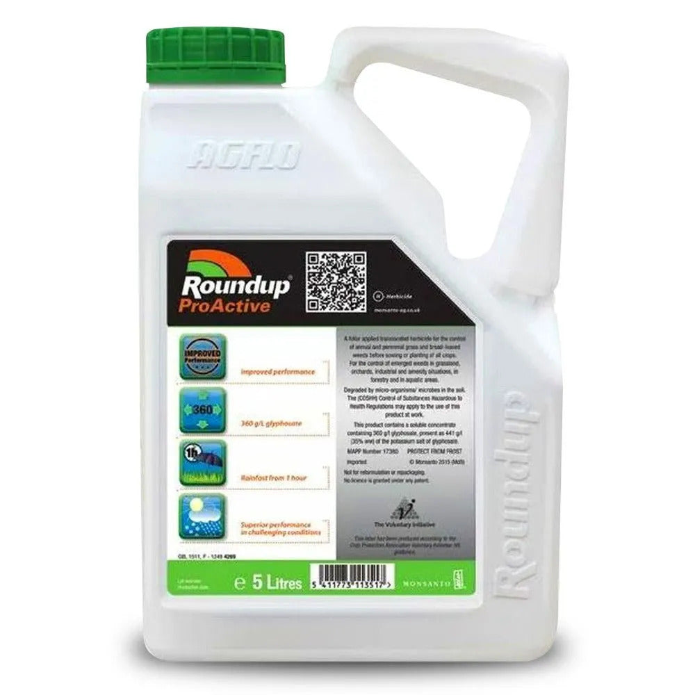 Roundup ProActive 360 5L Concentrated Weed Killer | Amenity Choice